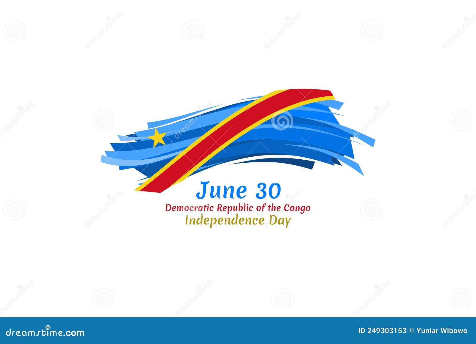 June 30, Independence Day of Democratic Republic of the Congo Stock ...