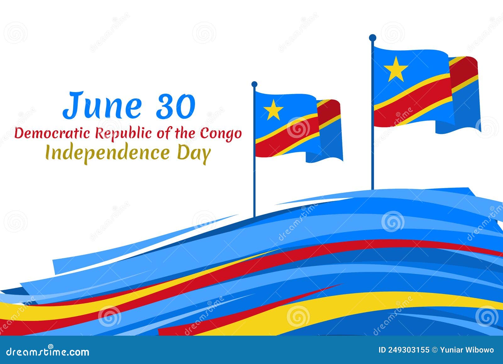 June 30, Independence Day of Democratic Republic of the Congo Stock ...