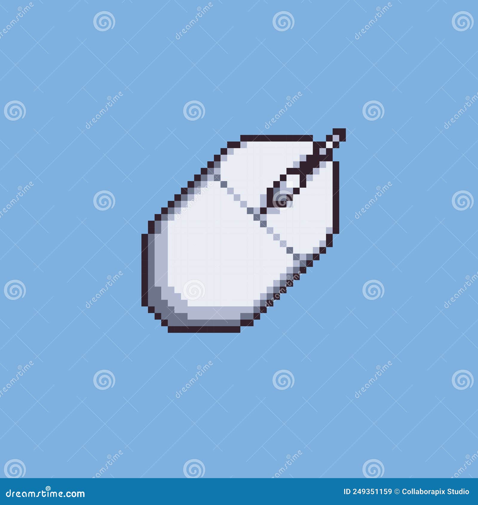 Computer Mouse Pixel Art Illustration Vector Stock Vector ...
