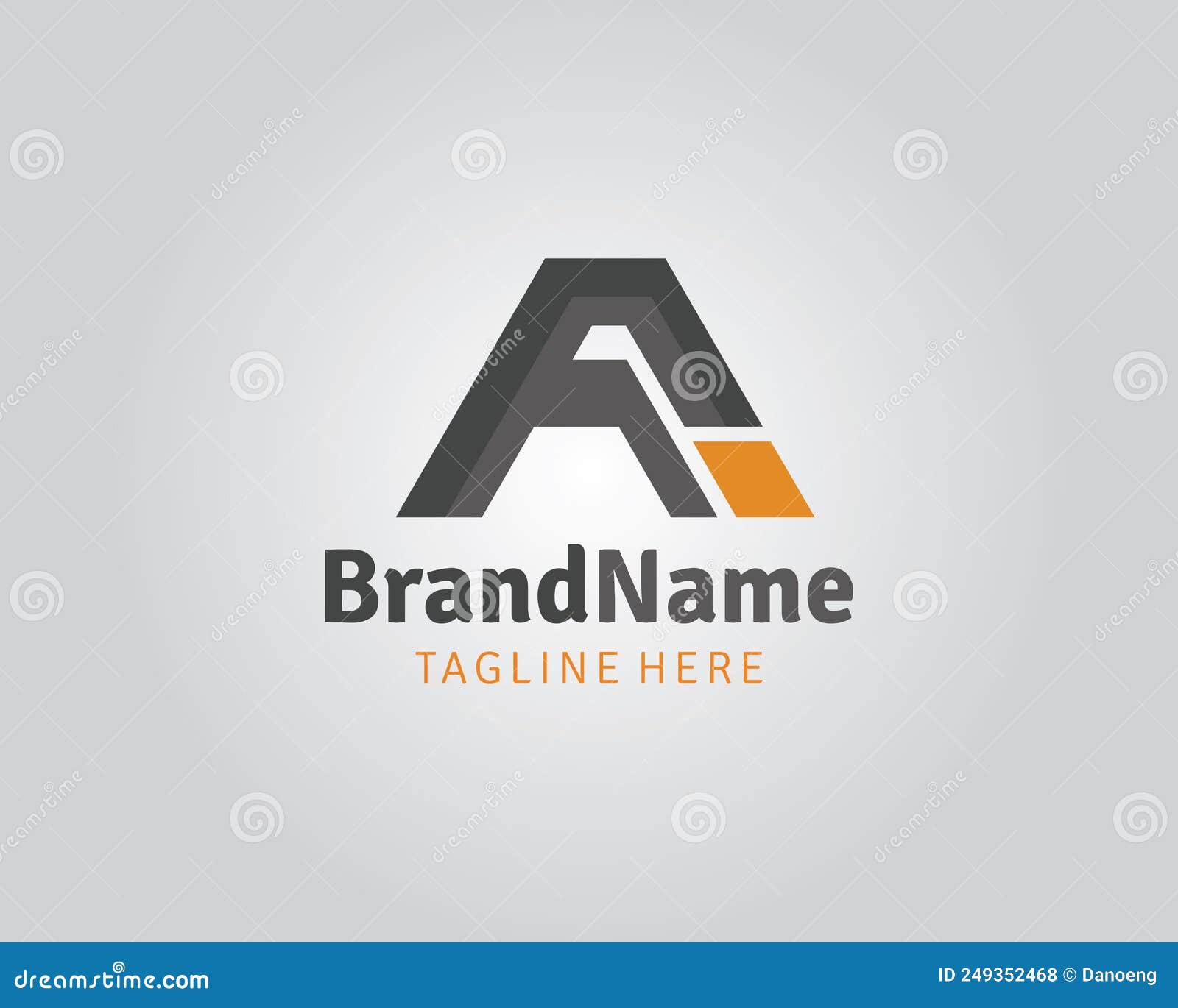 Abstract Letter F and a Logo Design Stock Vector - Illustration of ...