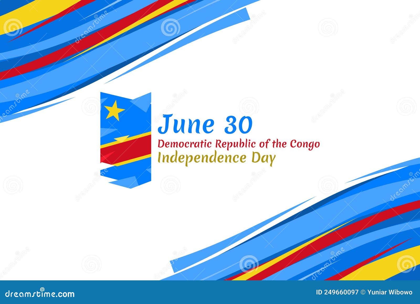 June 30, Independence Day of Democratic Republic of the Congo Stock ...