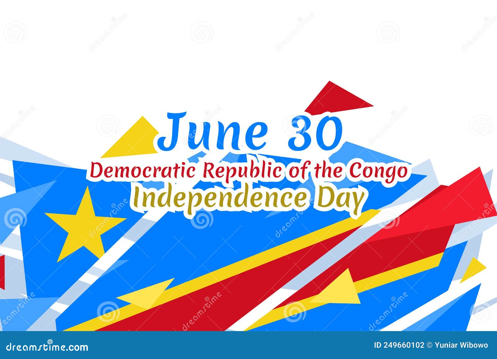 June 30, Independence Day of Democratic Republic of the Congo Stock ...