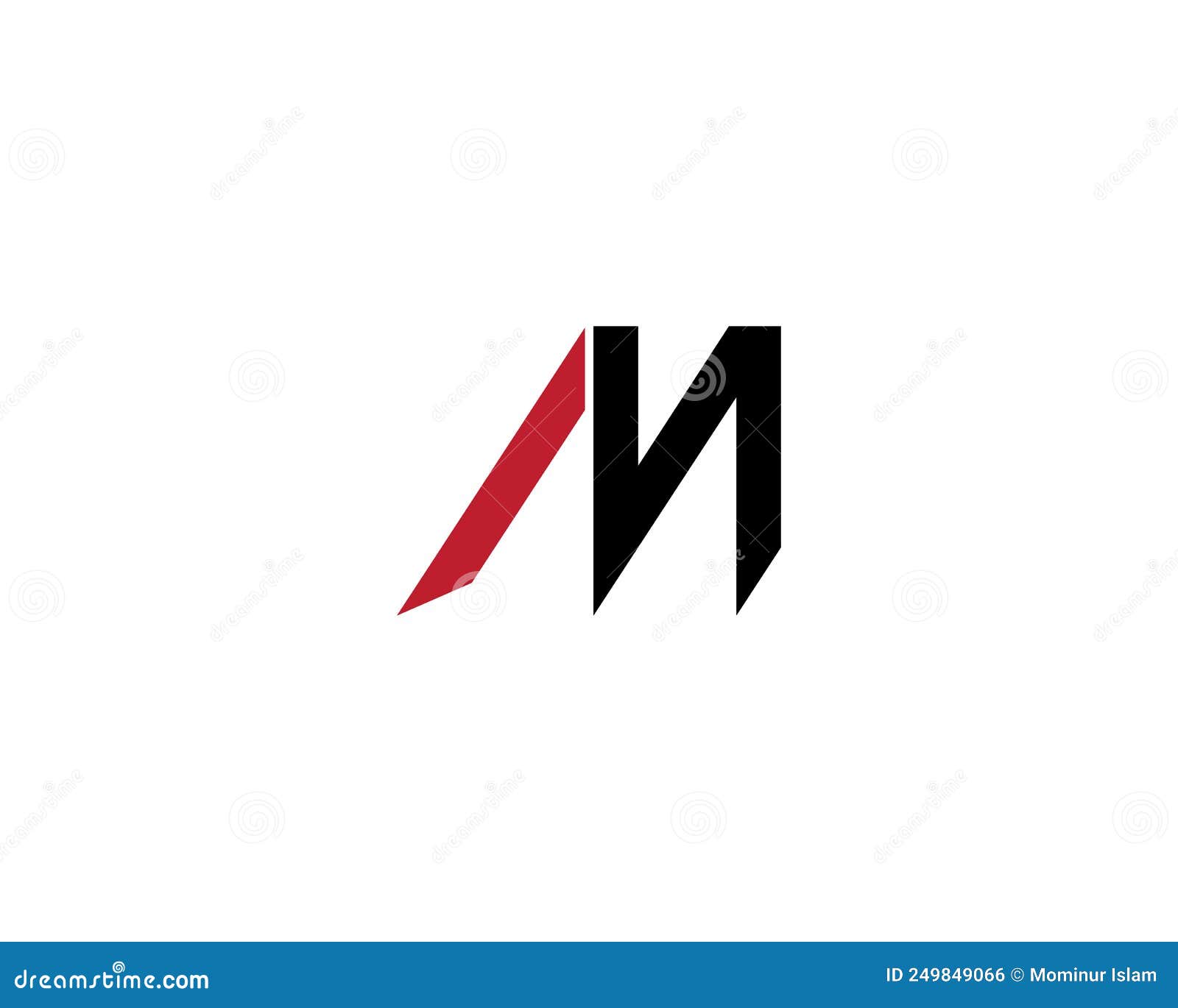 Creative MN M M N Initial Based Letter Icon Logo Stock Vector ...
