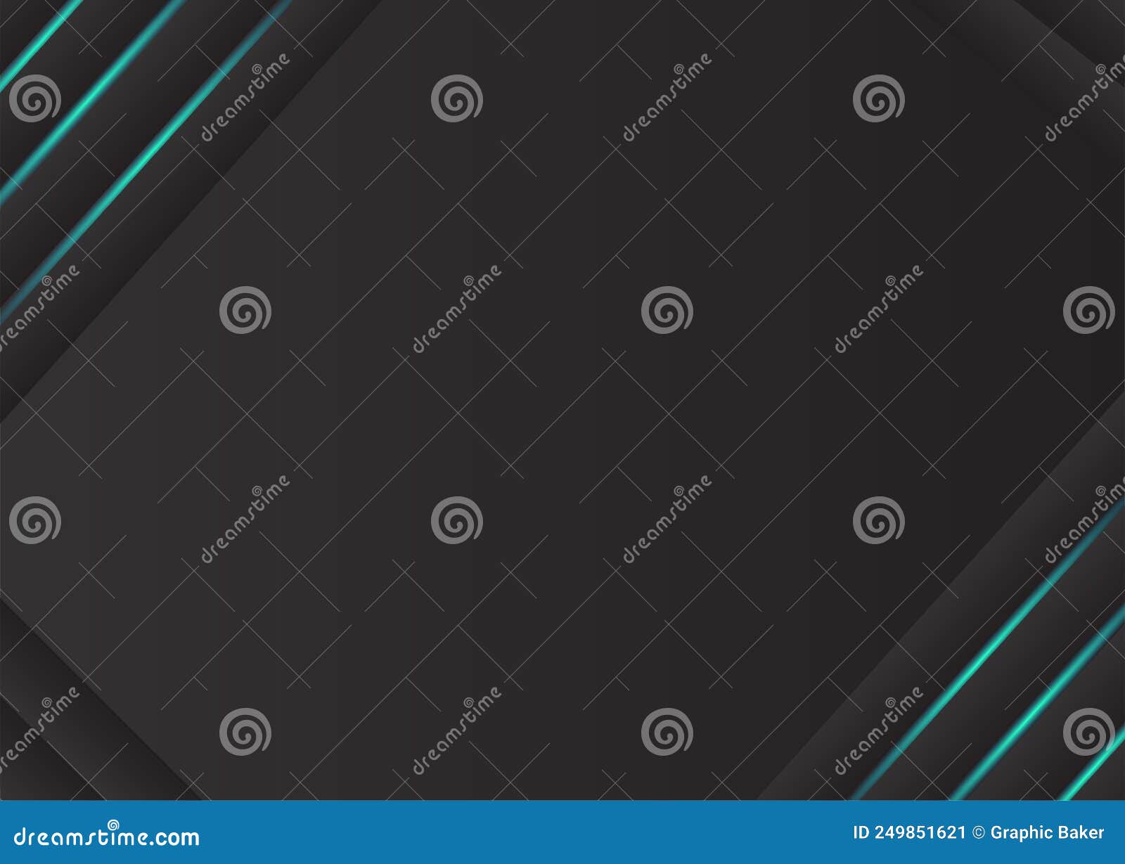 Elegant Futuristic Light on Black Gradient Background. Stock Vector ...