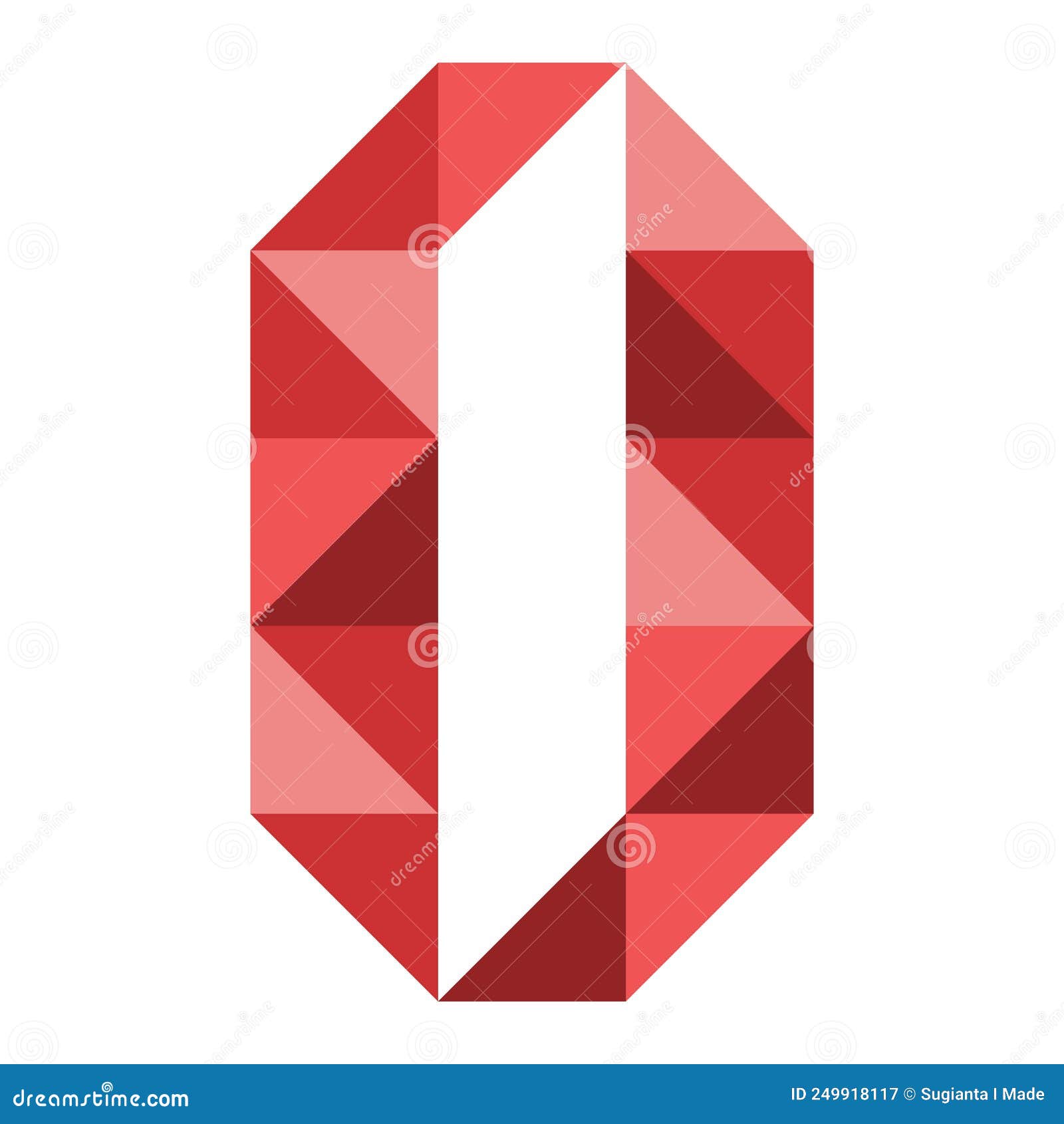 Number 0 logo vector stock vector. Illustration of capital - 249918117