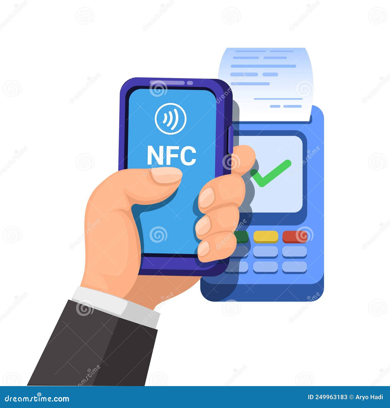 Contacless Icon Set With Different Styles. Cartoon Vector ...