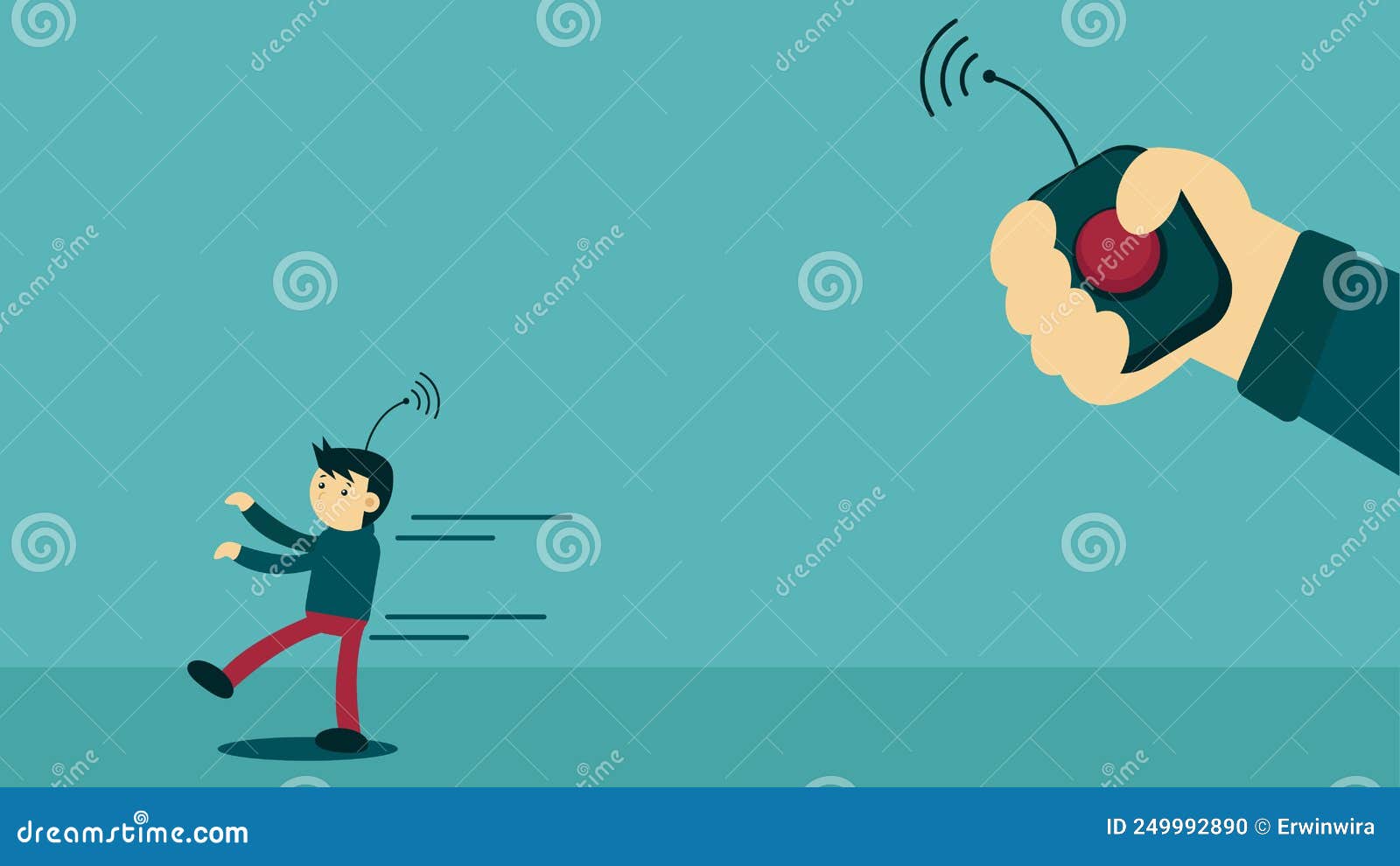 Illustration Vector Graphic Of Male Cartoon Character Walking Looks ...