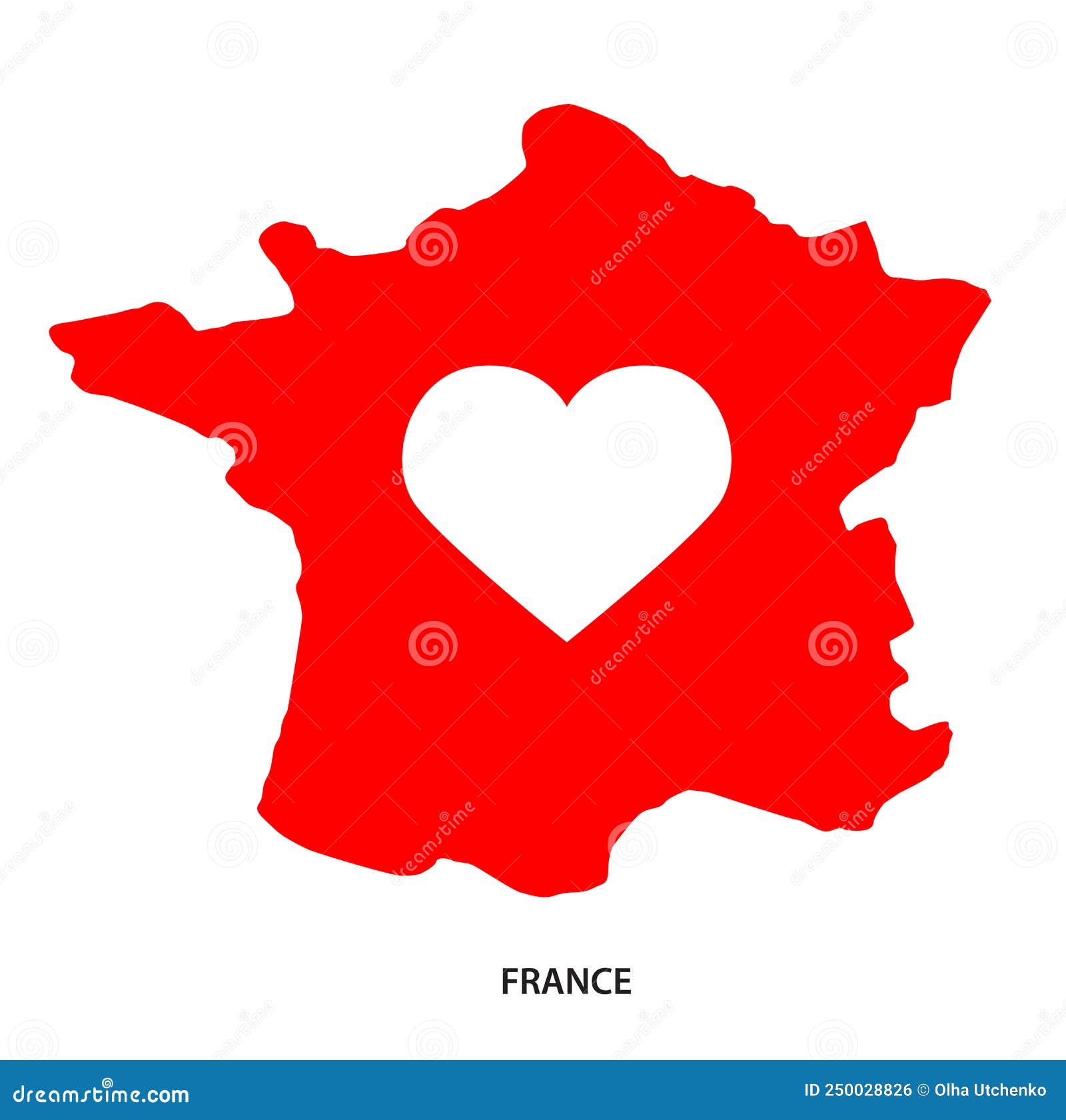 Var France Silhouette Map With Transparent Background Vector ...