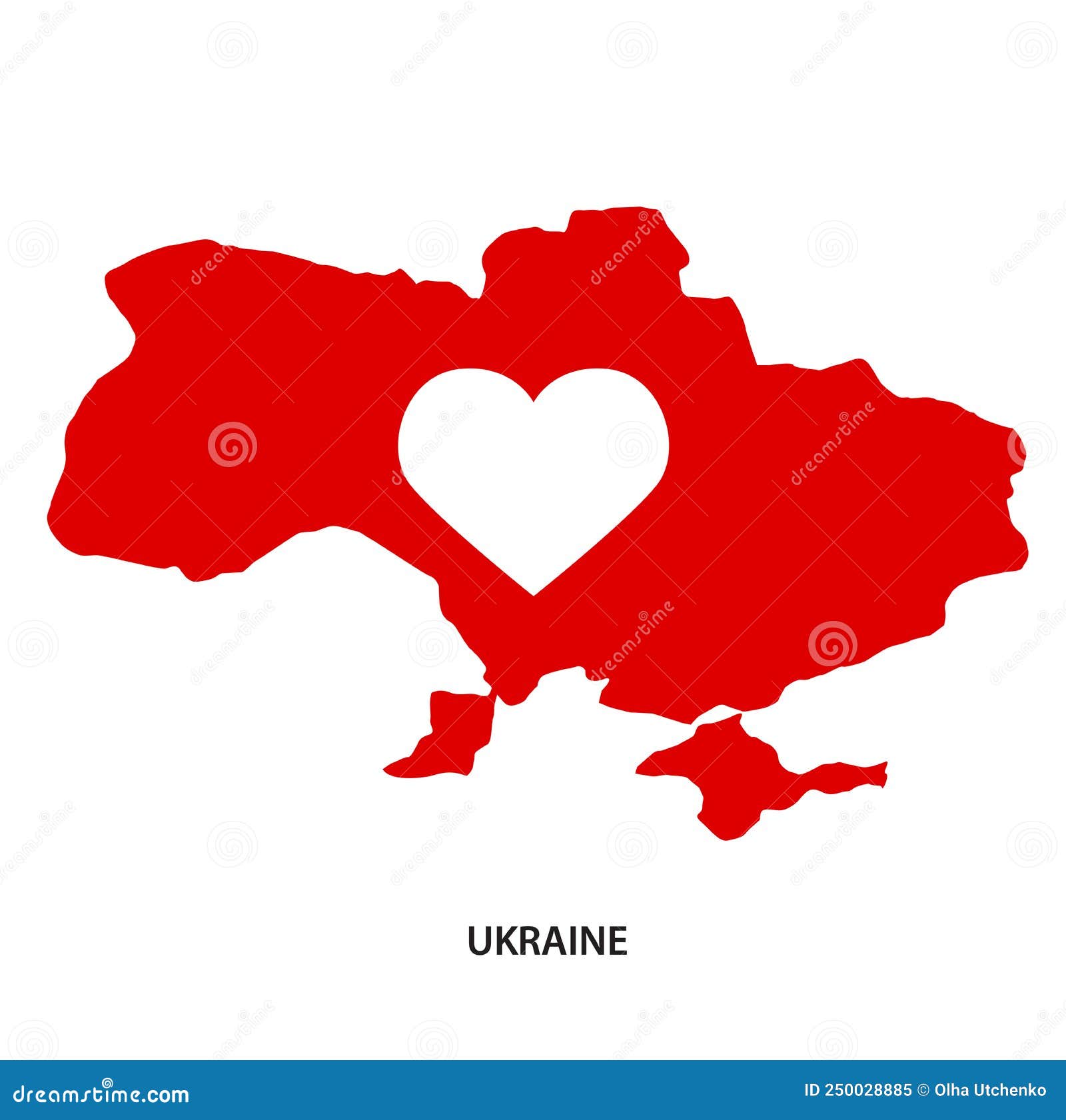 Print. Vector Map of Ukraine. Silhouette Stock Vector - Illustration of ...