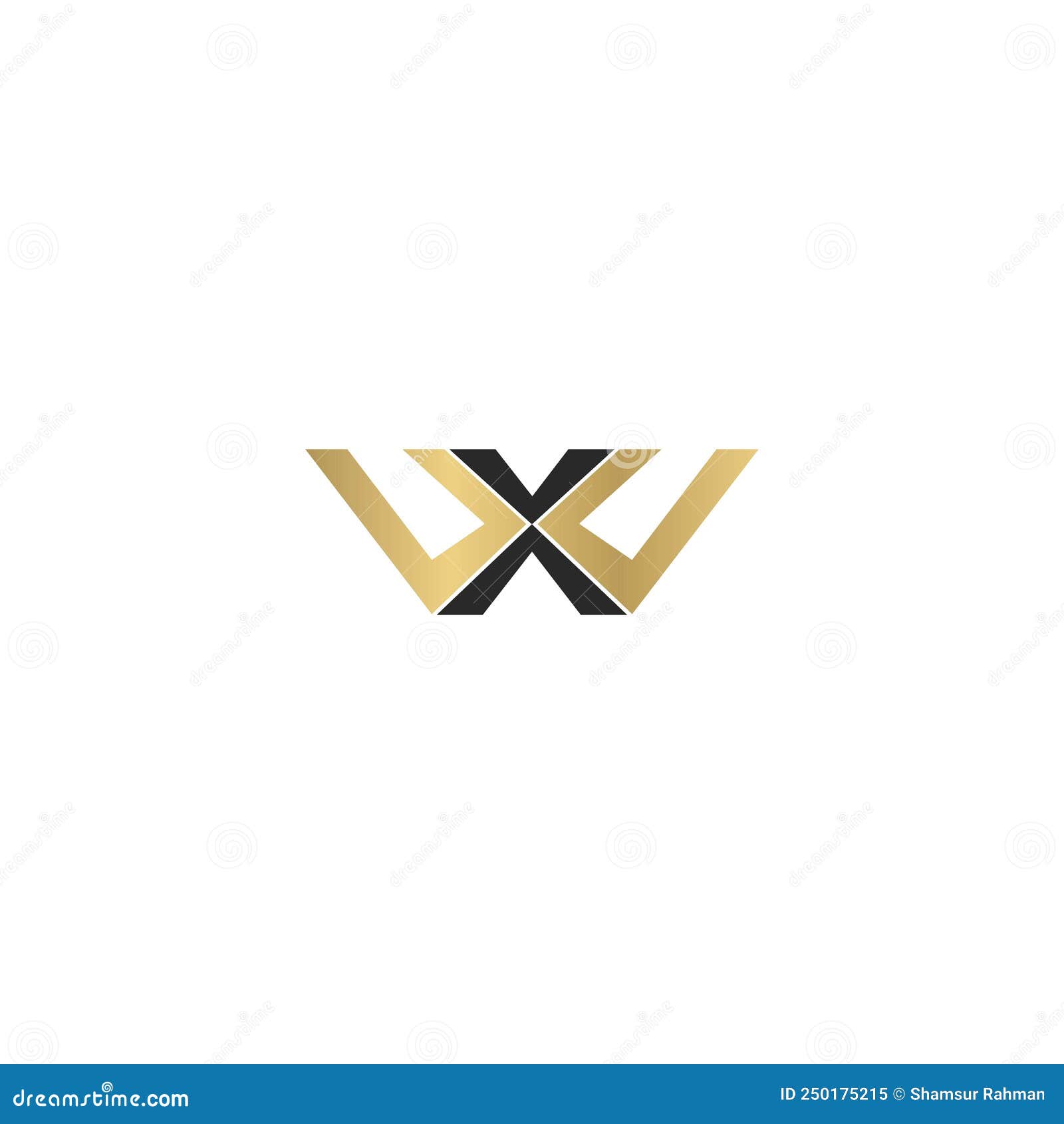 Alphabet Letters Initials Monogram Logo XW, WX, X and W Stock Vector ...