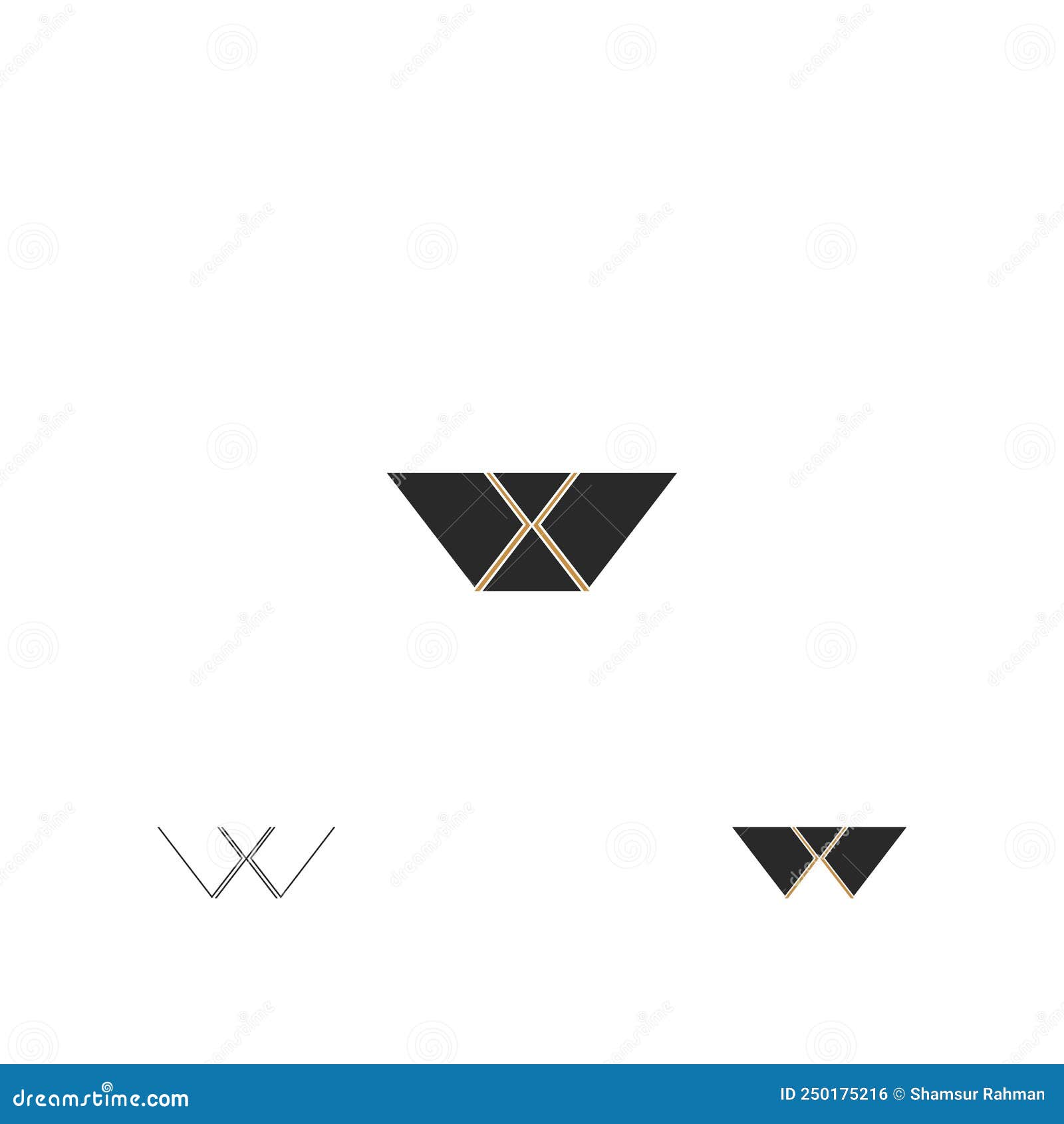 Alphabet Letters Initials Monogram Logo XW, WX, X and W Stock Vector ...