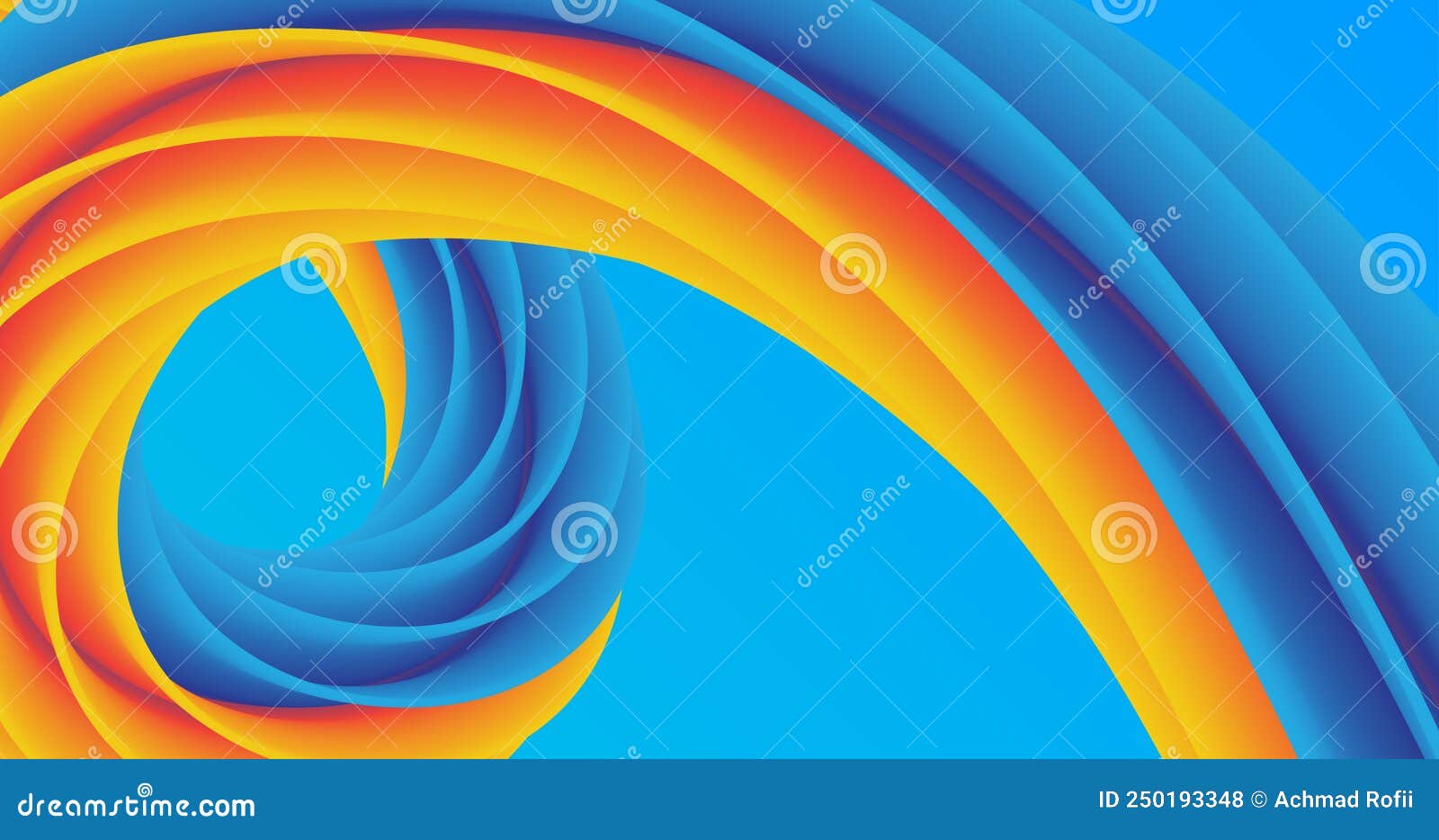 Abstract Wallpaper Using 3d Wave Pattern Forming Stock Illustration ...