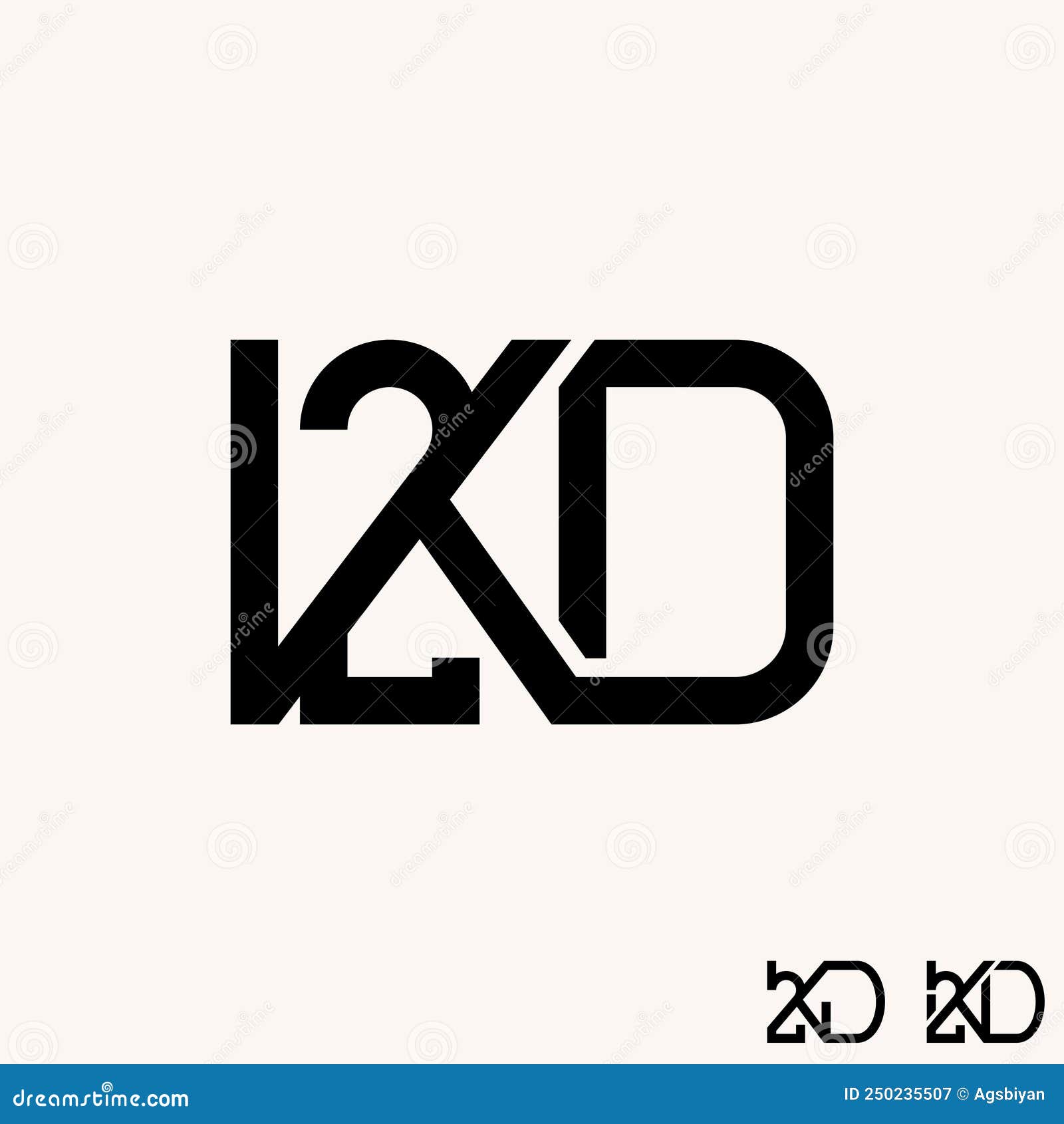 Simple but Unique Letter or Word K2D Font in Connected Line Image ...