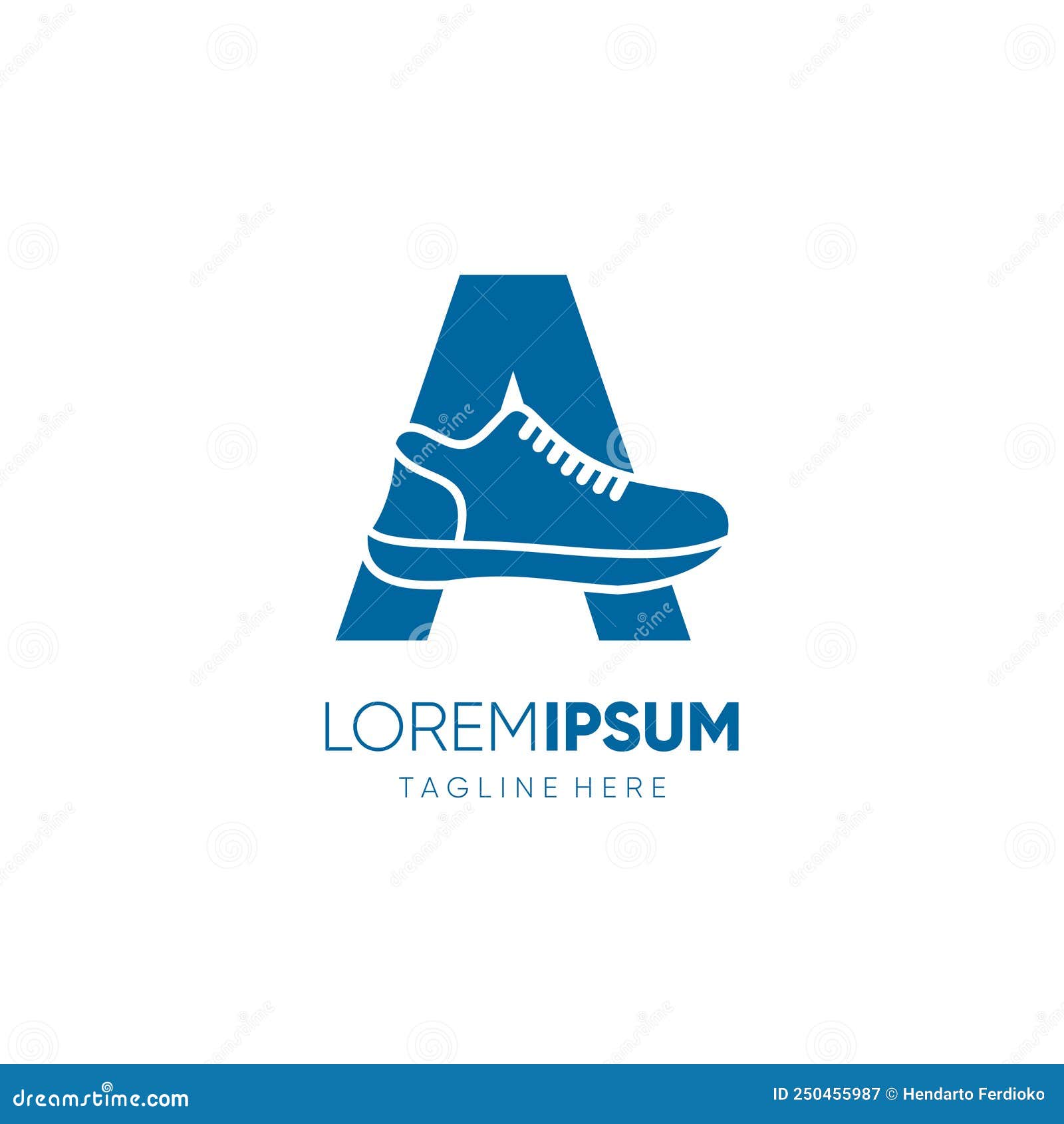 Letter Initial a Shoes Logo Design Vector Icon Graphic Stock Vector ...