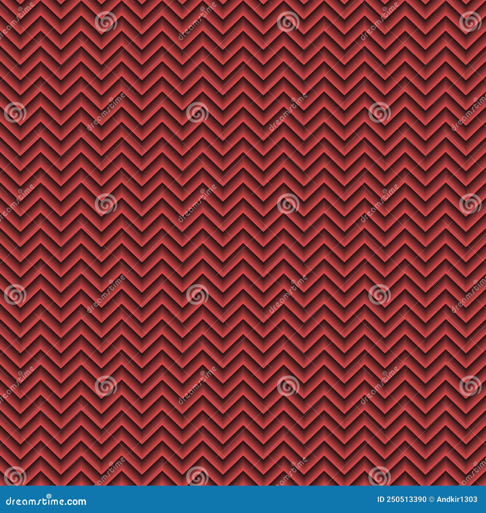 Red Geometric Seamless Pattern, Zigzag Stock Vector - Illustration of ...
