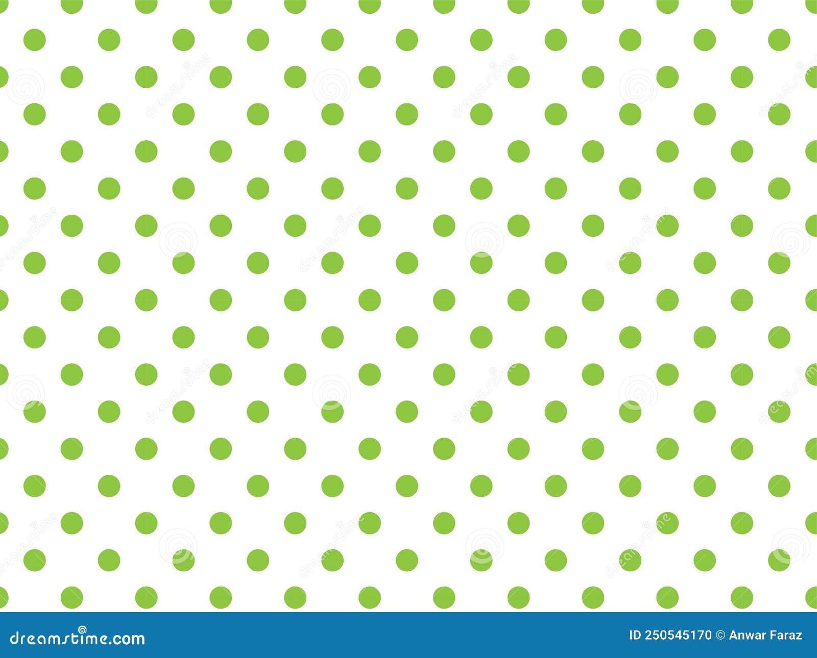 Light Green Polka Dots Pattern Design Stock Illustration - Illustration ...