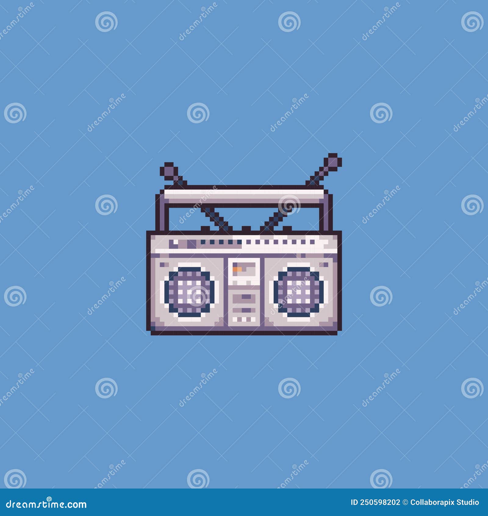 Pixel 1980 Retro Vortex Message Cartoon Vector | CartoonDealer.com ...