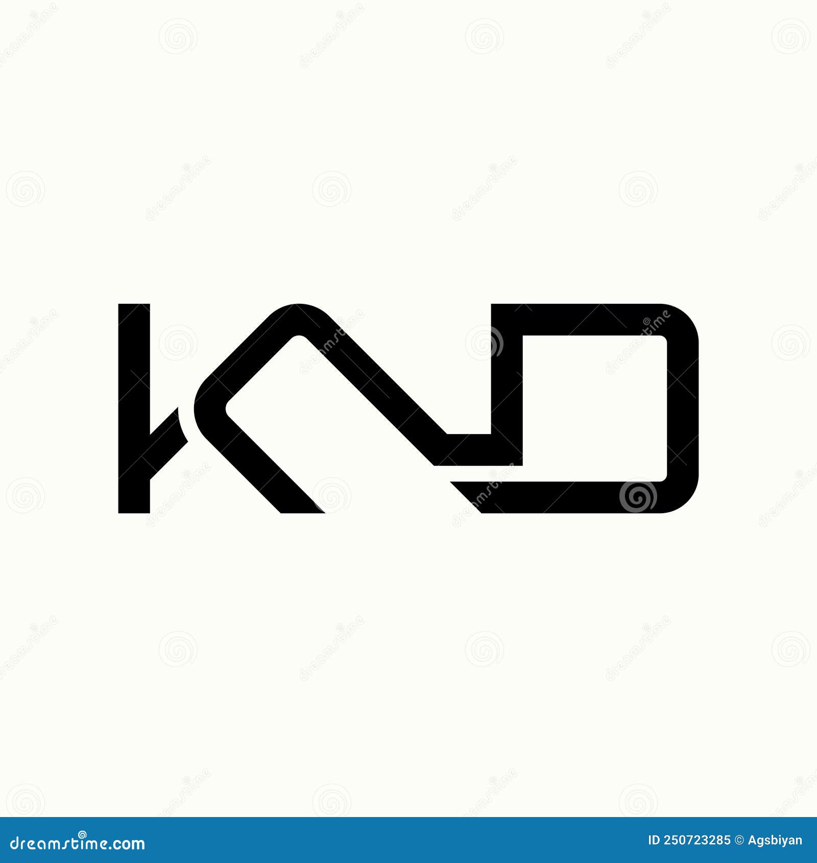 Simple and Unique Letter or Word K2D Font in Cut Connect Line Image ...