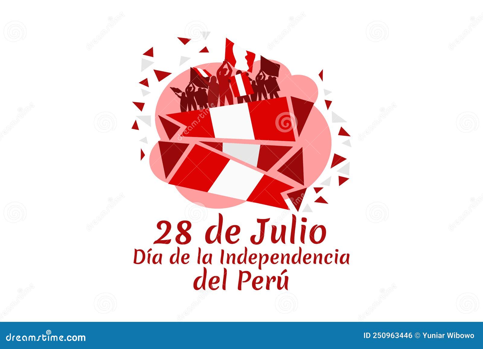 Translate: July 28, Independence Day of Peru Stock Vector ...