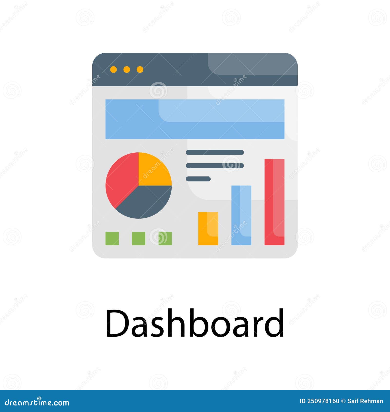 Dashboard Vector Outline Icon Design Illustration. Stock Vector ...