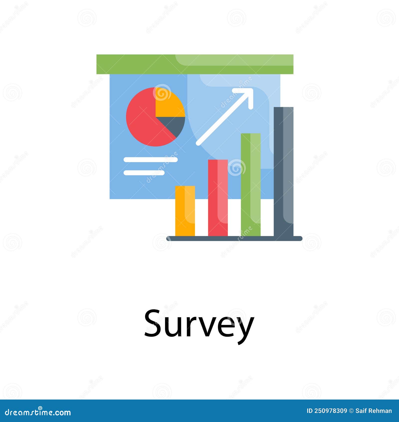Survey Vector Outline Icon Design Illustration. Stock Vector ...
