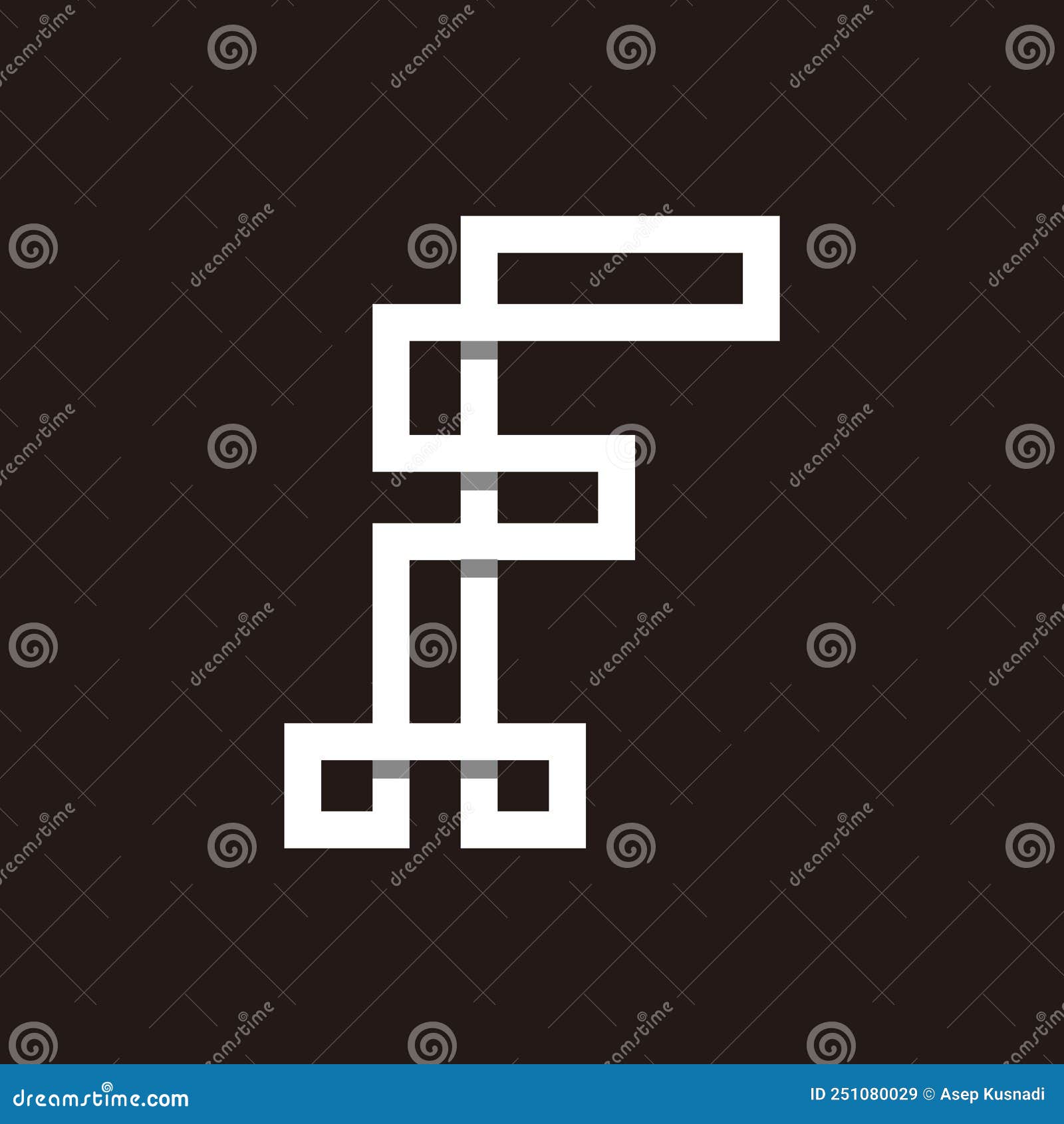 Simple and Creative Letter F Abstract Logo Design Stock Vector ...