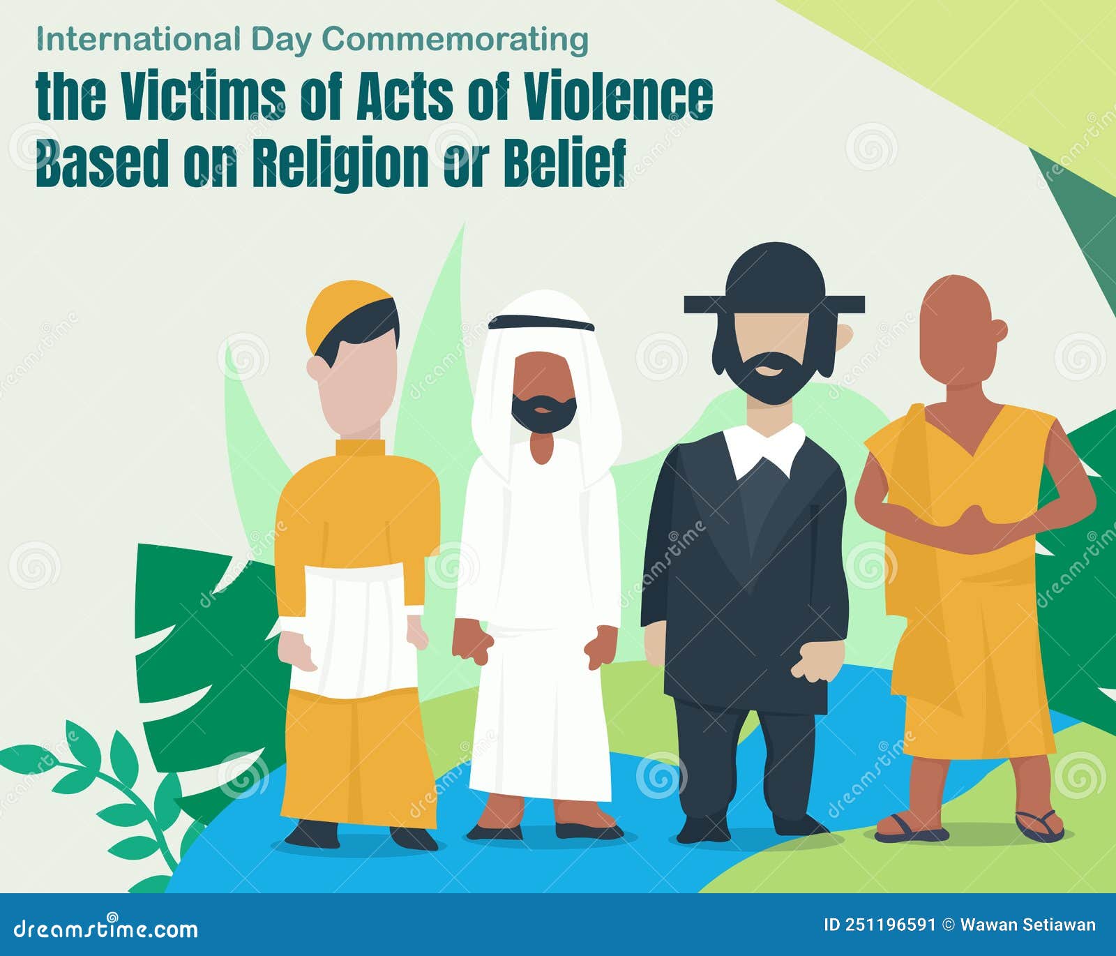 Illustration Vector Graphic of Religious Leaders from Different ...