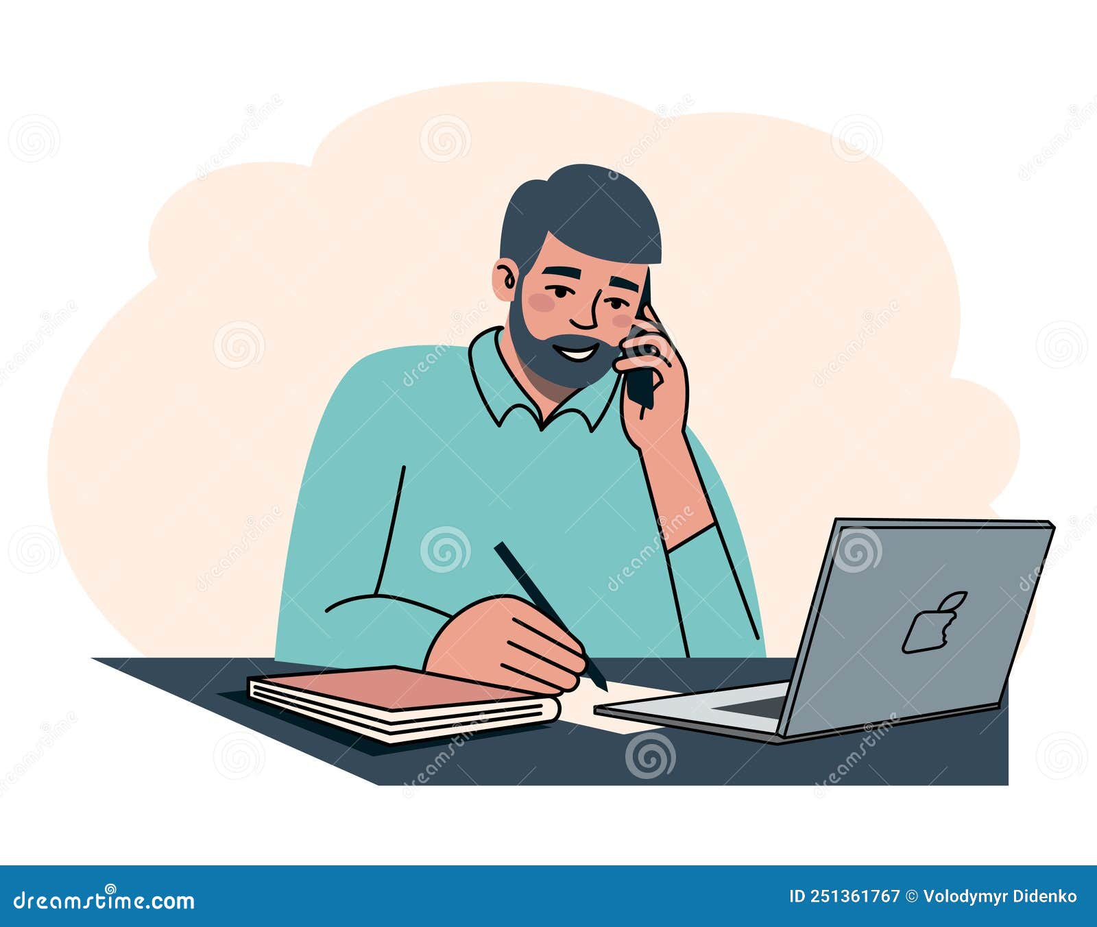 Noting Thinking Comic Hand Gesture Cartoon Vector | CartoonDealer.com ...