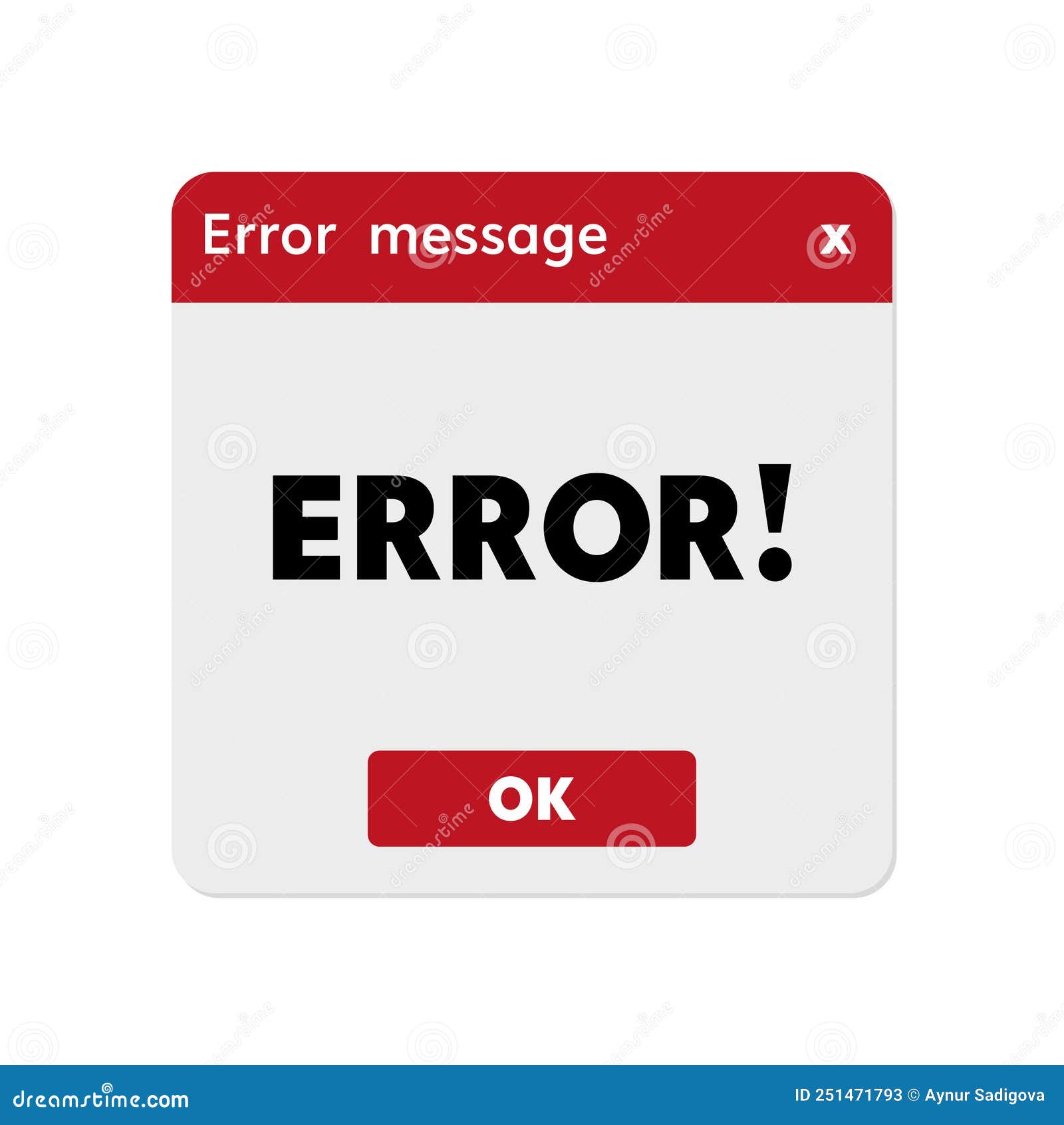 Error Web Page Template for Website. Modern Vector Illustration Stock ...