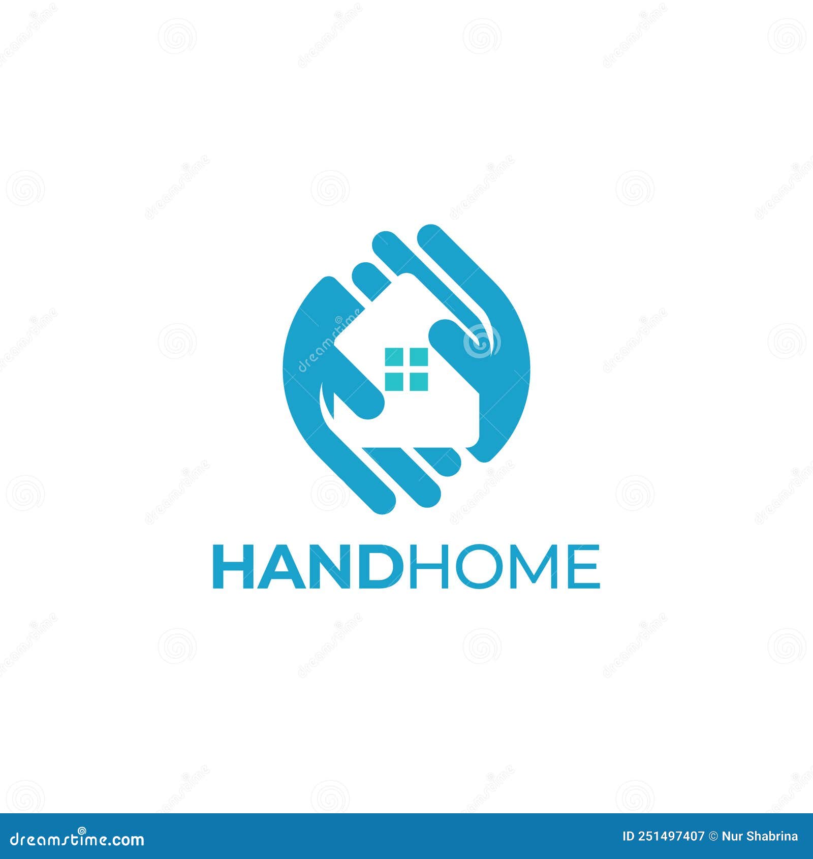 Modern Elegant Home House Real Estate Hand Logo Design Concept Stock ...