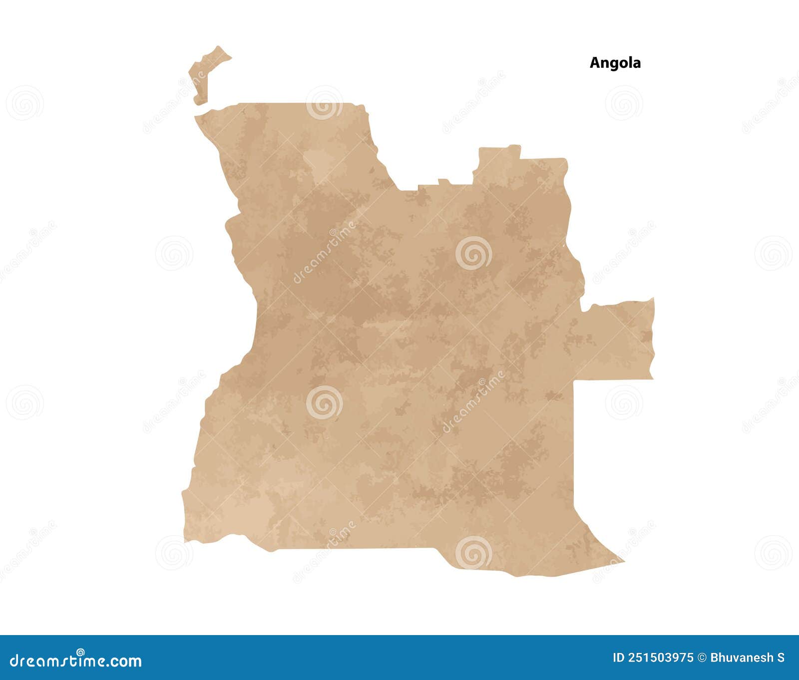 Angola Country Detailed Editable Map Vector Illustration ...