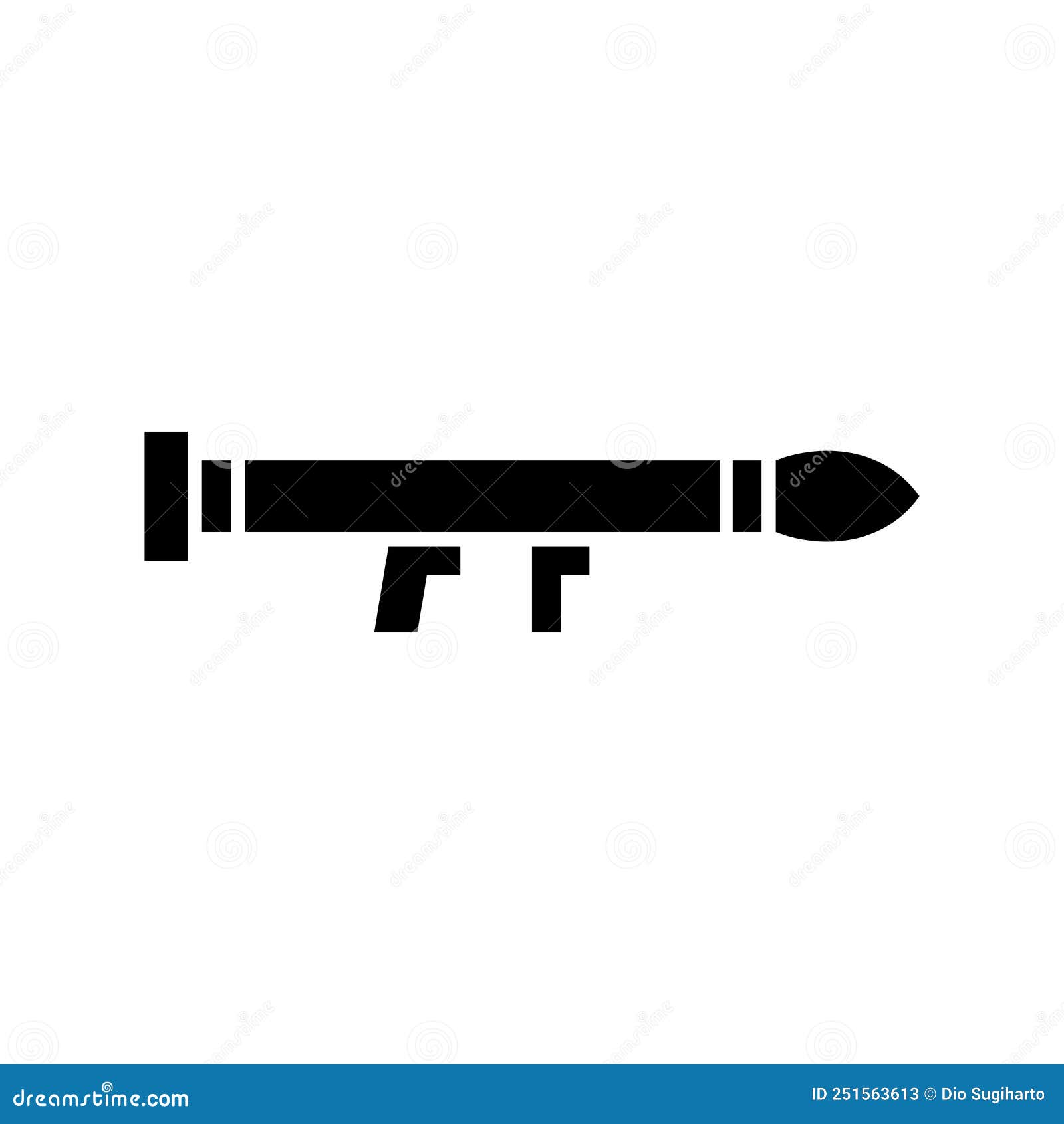 Bazooka Icon Vector Sign And Symbol Isolated On White Background ...