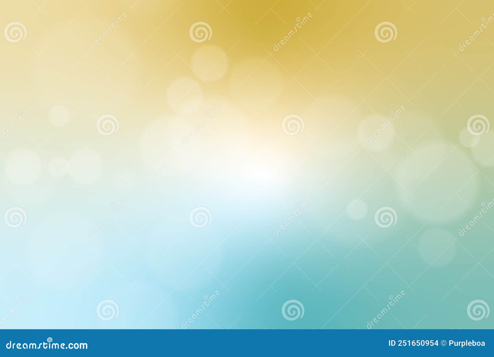 Horizontal Summer Beach Sunny Glistening Bronze Background Vector ...