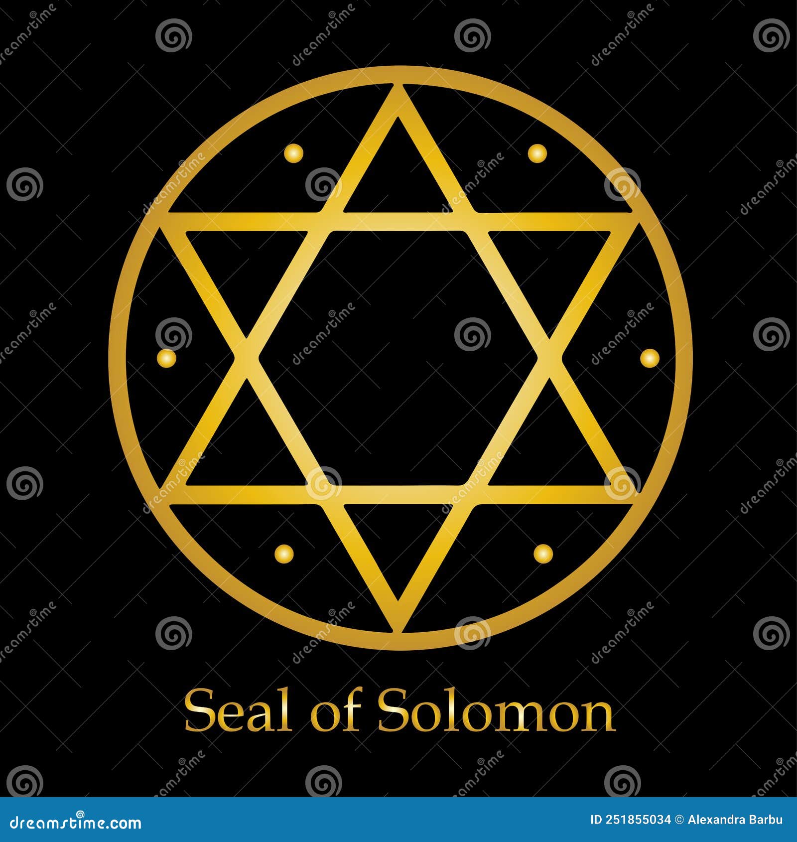 Seal of King Solomon, Powerful Talisman, Pentagram or Hexagram, Wisdom ...