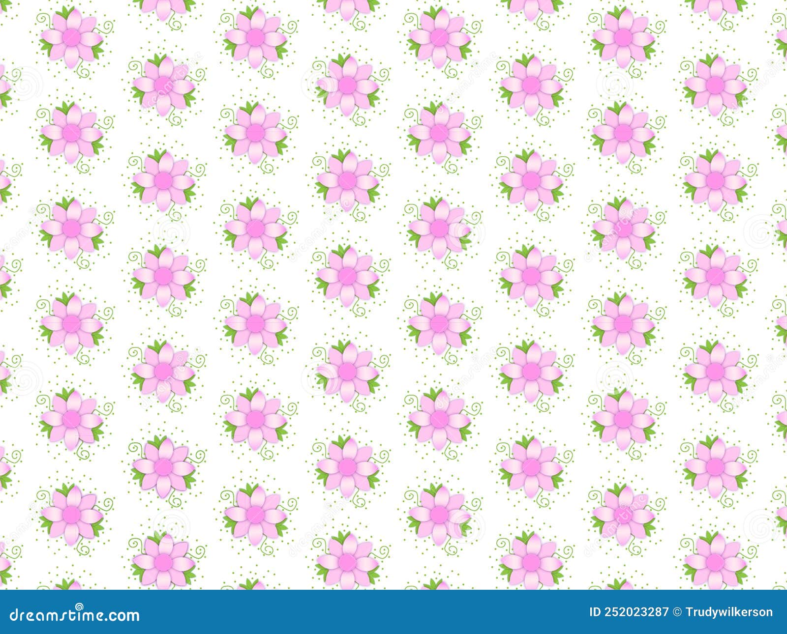 Pretty and Dainty Pink Daisy-like Flowers Wallpaper Background Stock ...