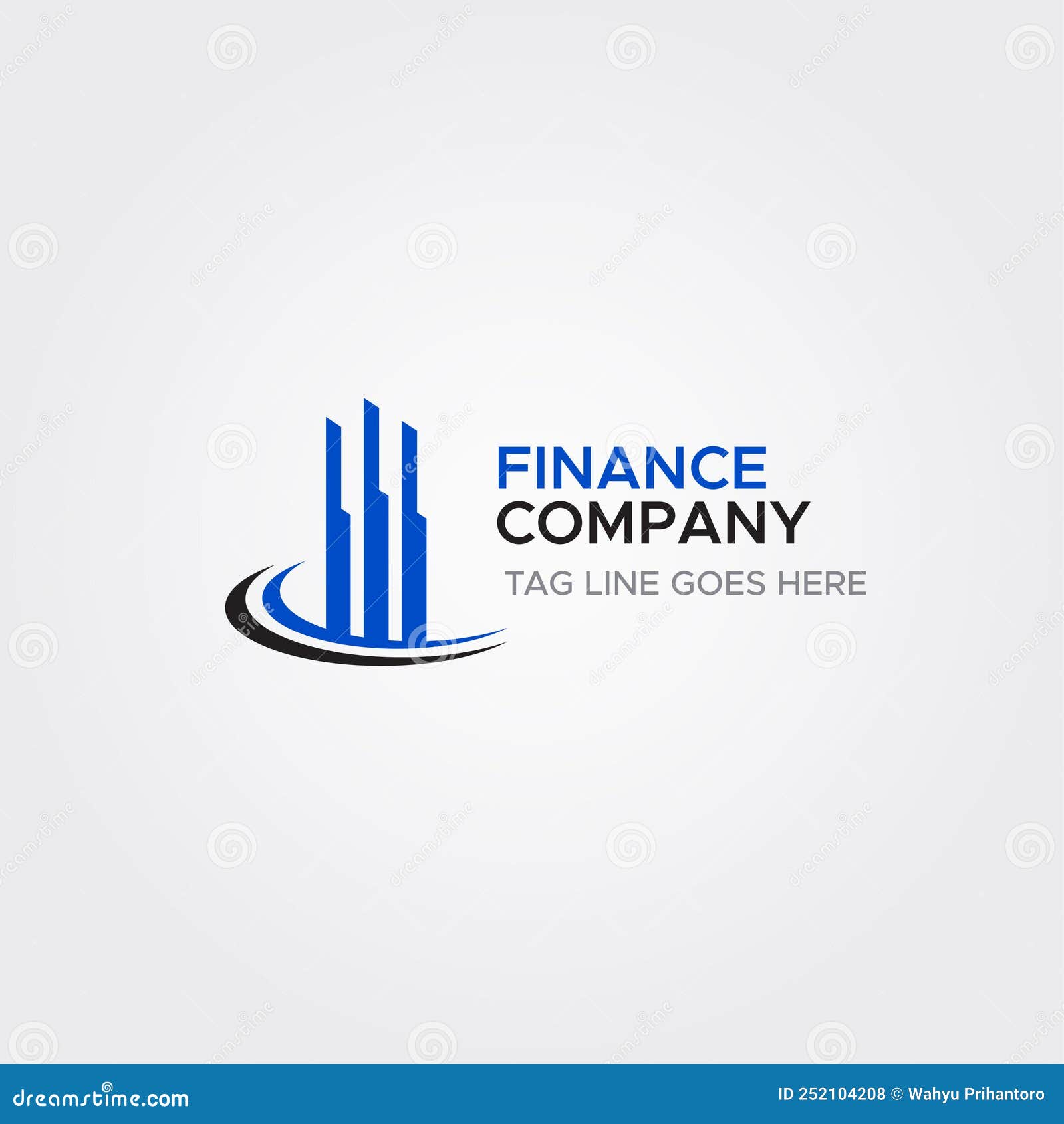 Real Estate Building Finance Business Company Logo Concept Stock Vector ...