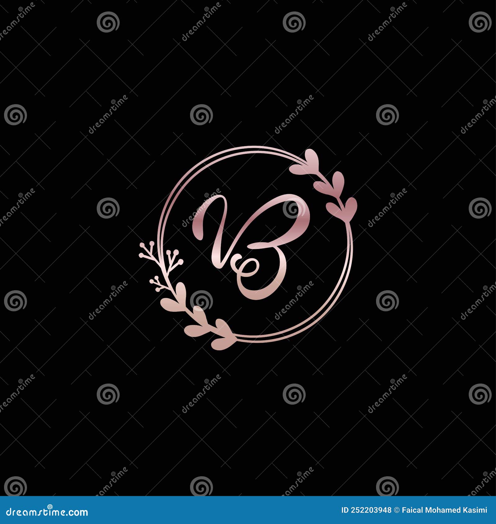 Letter B Beauty Logo Design. Woman Face Silhouette Isolated On Letter B ...