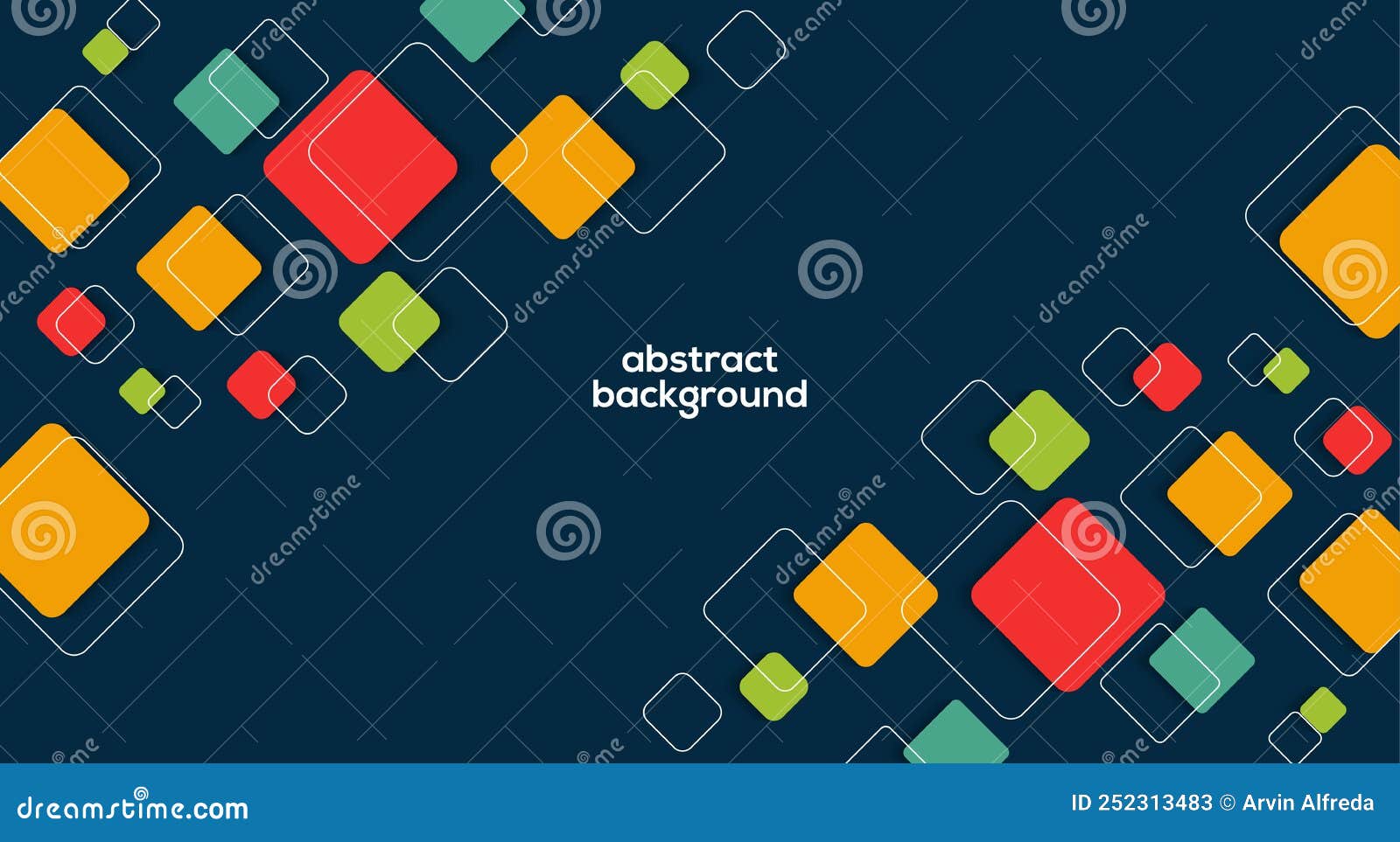 Dynamic Shapes Composition. Geometric Background. Stock Vector ...