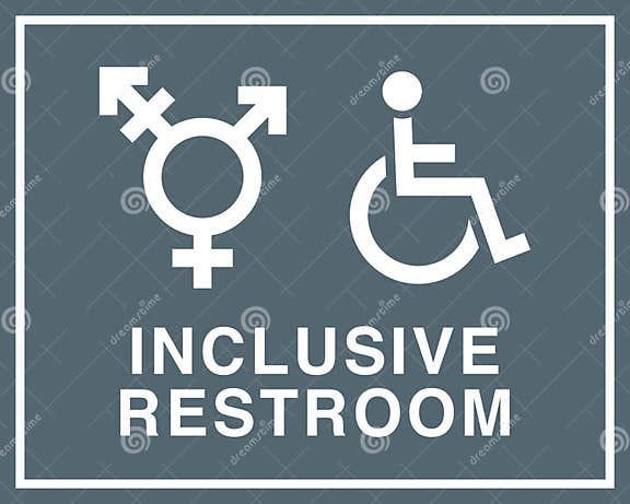 Inclusive Restroom Sign | Signage for All Gender and Accessible ...