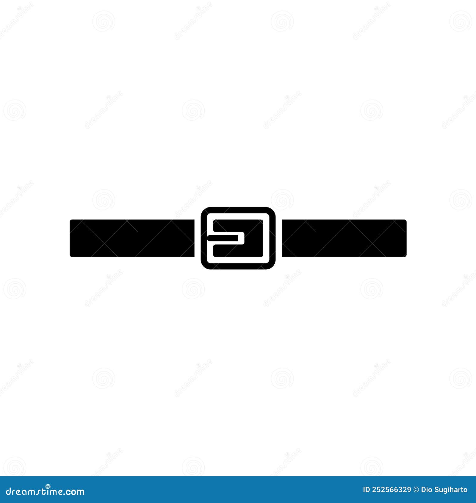 Belt Icon, Full Black. Suitable for Website Stock Vector - Illustration ...