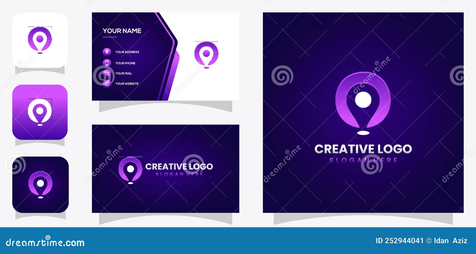 Dual Mining Shield And Stronghold Negative Space Fire. Stock Image ...