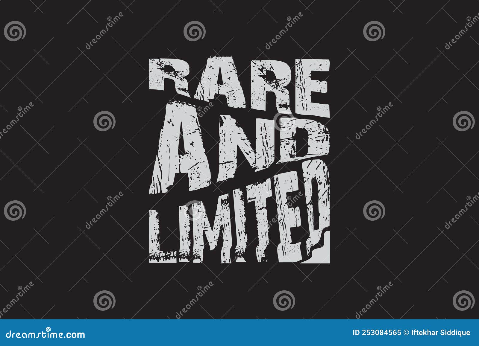 RARE and LIMITED TYPOGRAPHY T SHIRT DESIGN VECTOR TEMPLATE Stock Vector ...