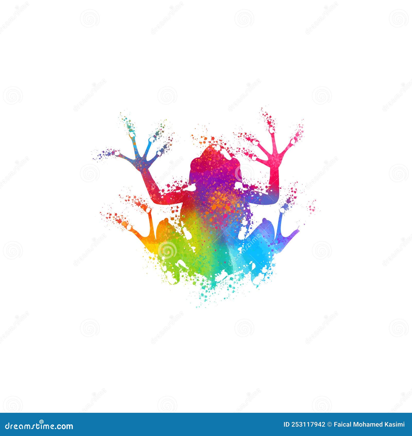 Colorful Bullfrog Fun Coloring Page Royalty-Free Stock Photography ...