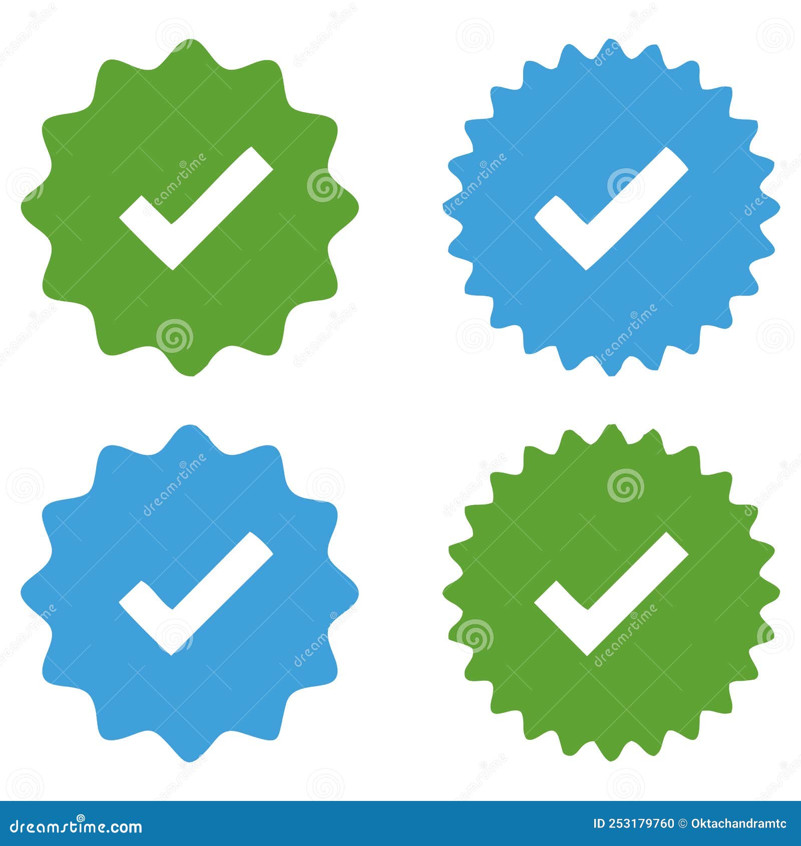 Figure With Tick Boxes Stock Photography | CartoonDealer.com #25344296