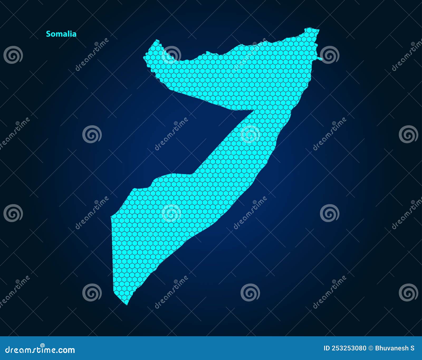 Somalia Country Big Text With Flag Inside Map Concept Logo. Vector ...