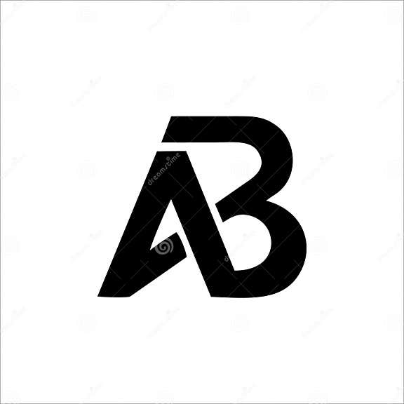 Print AB1 logo stock vector. Illustration of print, template - 253384932