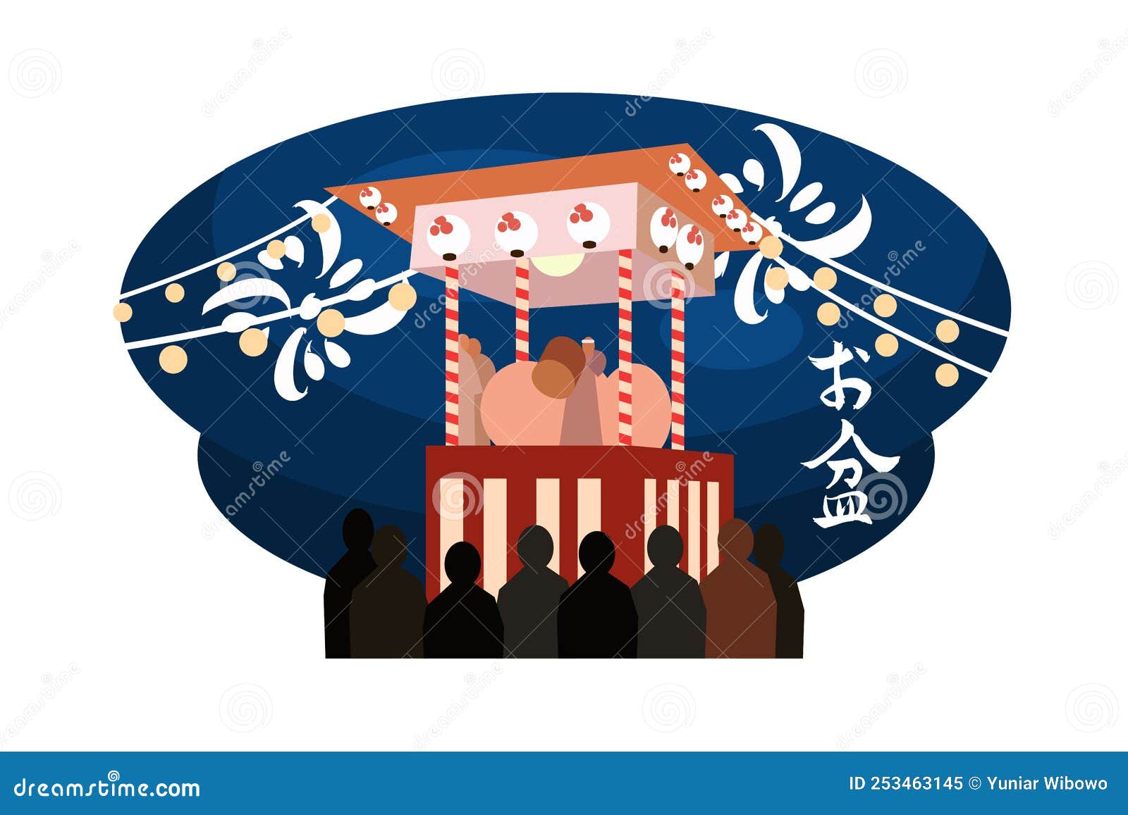 Japanese Bon Festival in Japanese, it is Written that `obon` is a ...