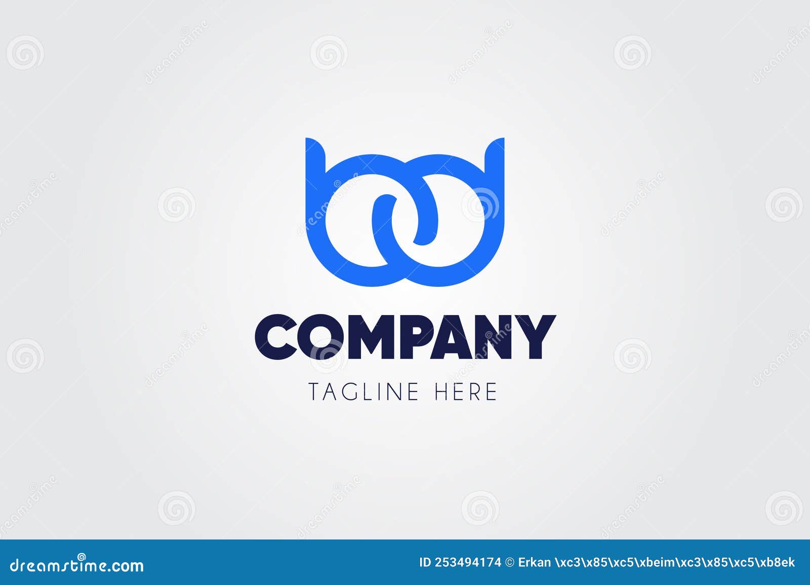 Letters T2 Infinity 3d Lines Geometric Logo Vector | CartoonDealer.com ...