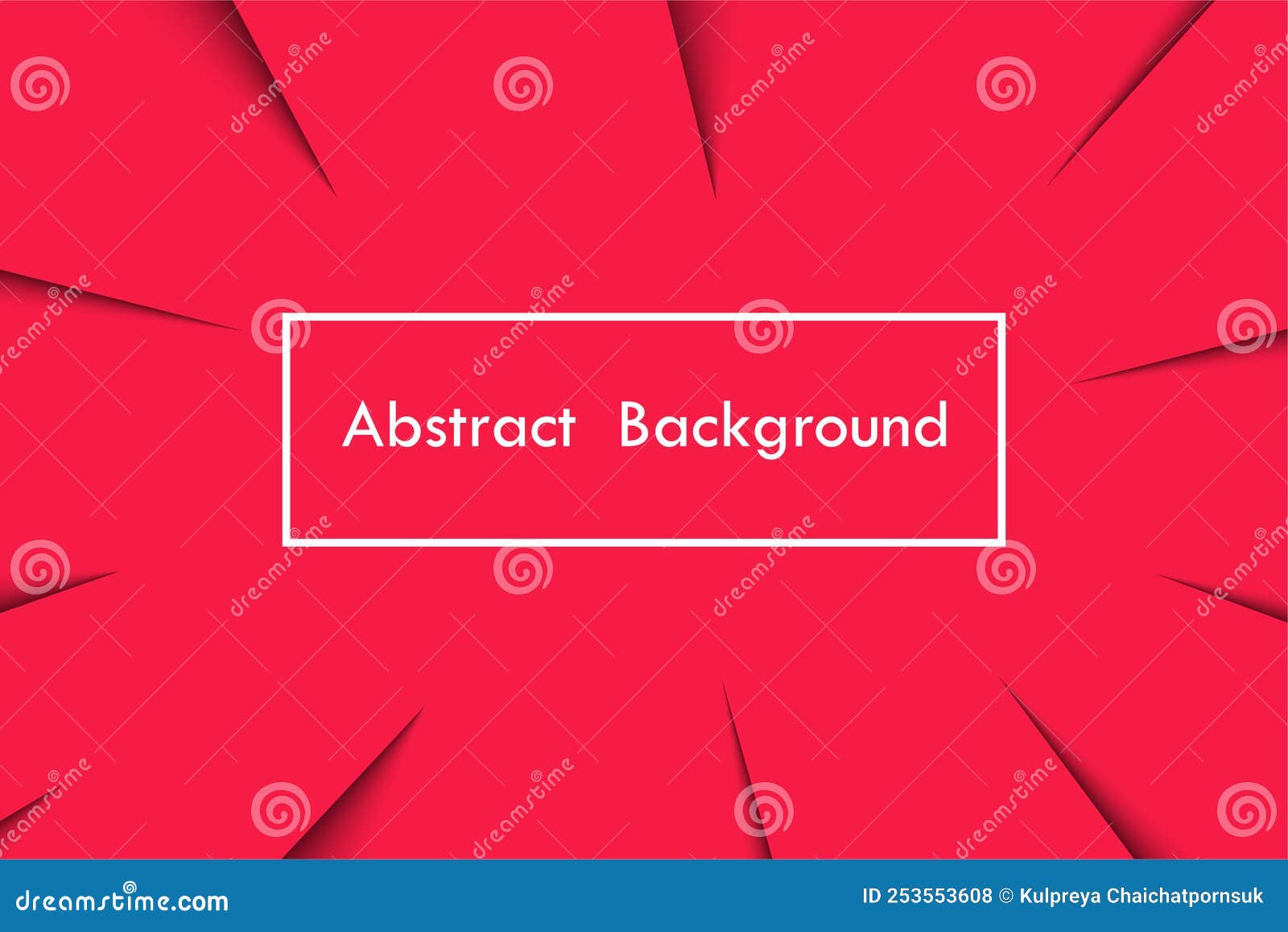 The Abstract Background is a Red Template with a Patterned Border ...