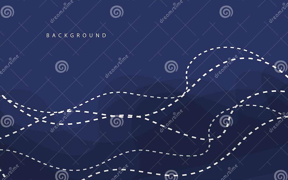 Abstract Geometric Blue Line Shape Colors Background Vector Stock ...